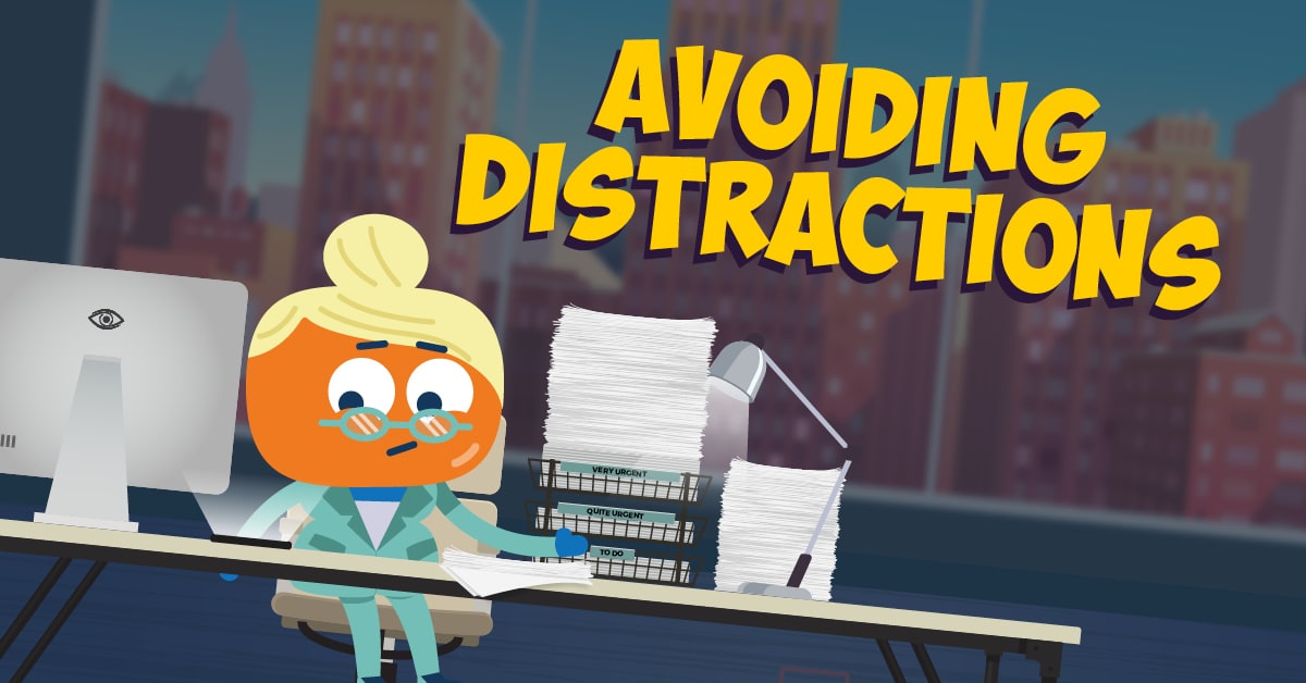 Avoiding Distractions in the Workplace Training Course - TalentLibrary