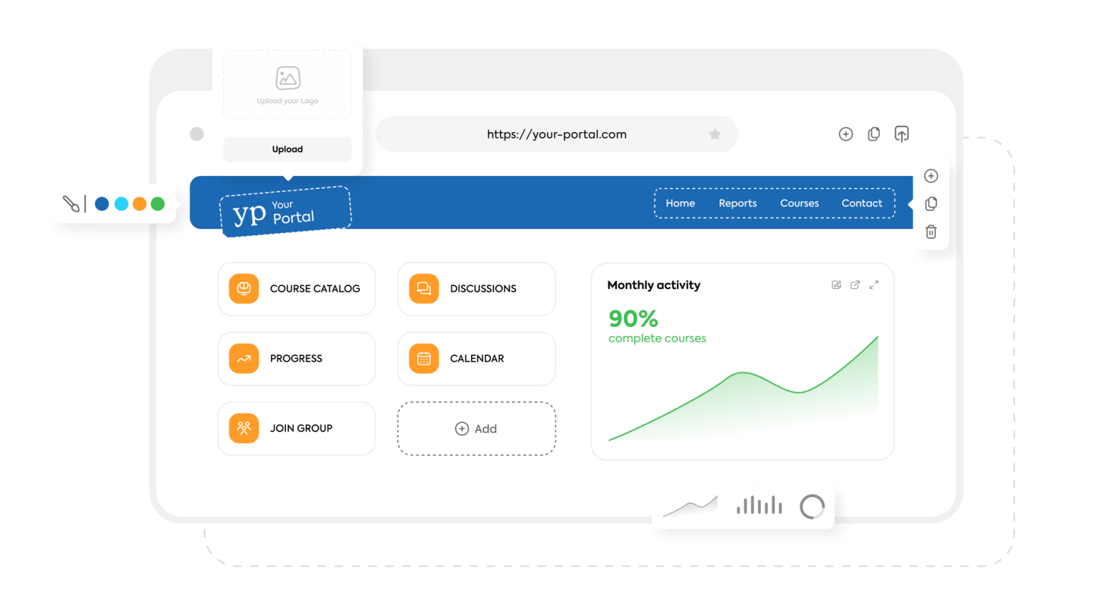 Easy White Label LMS & Customizable LMS | TalentLMS Features