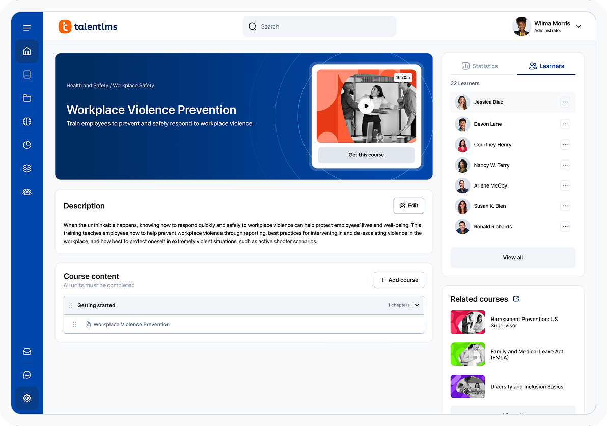 EasyLlama Training Courses on TalentLMS